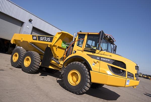 Sirius Group drives down fuel consumption with Volvo ADT’s | Hub-4