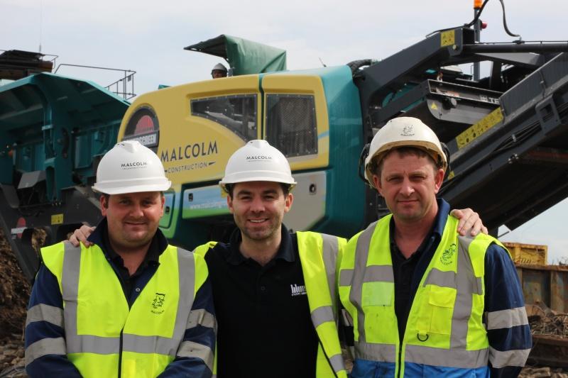 Malcolm Group take three Powerscreen Machines from Blue Scotland | Hub-4