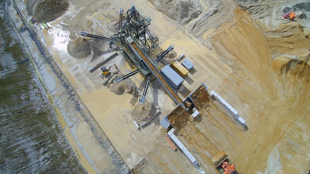 Successful long-term contract sand processing for Hanson’s Masters ...