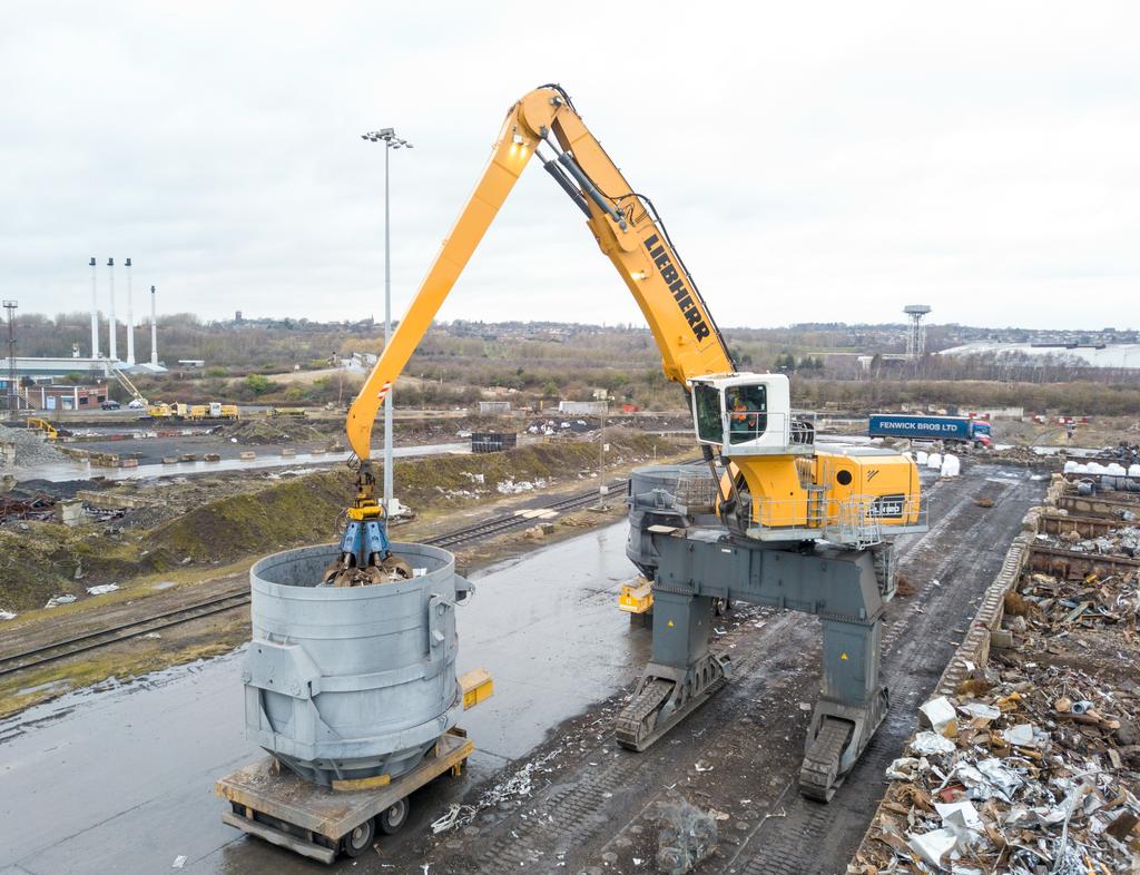 Liberty House Group gears up for green steel with new Liebherr material ...