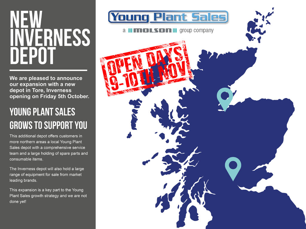 New Inverness Depot OPEN DAYS announced by Young Plant. | Hub-4