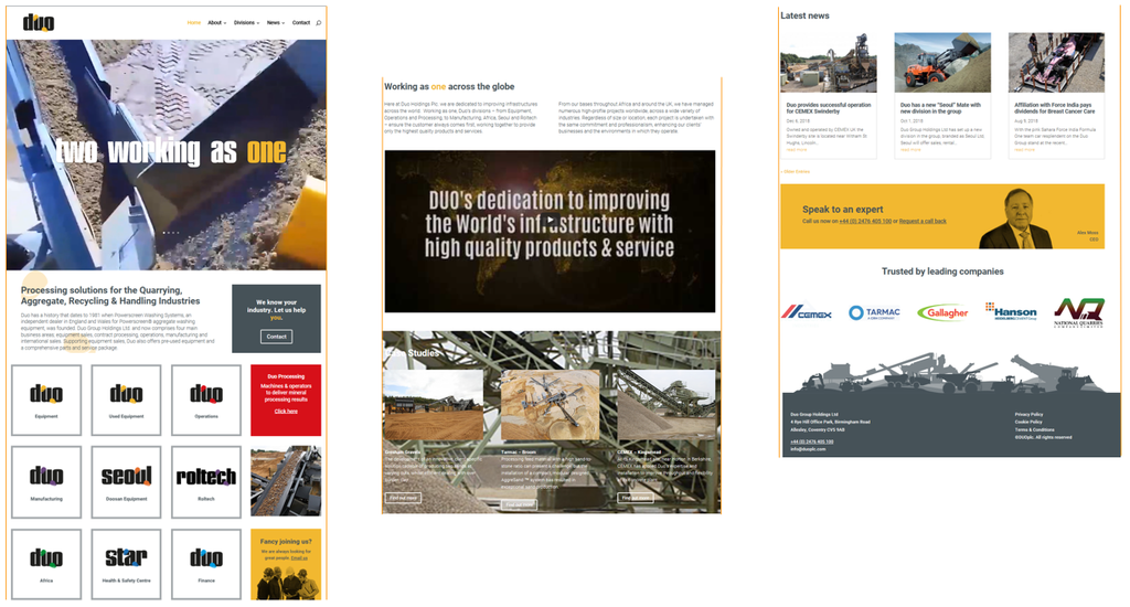 Duo Group Holdings new website is here! | Hub-4