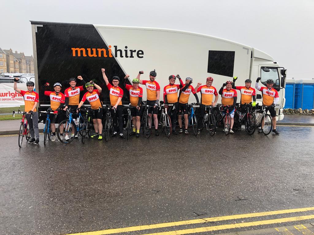 Industry annual charity bike ride reaches £120,000 and counting. | Hub-4