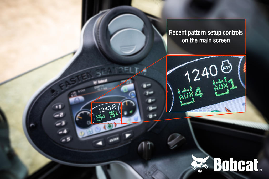 Bobcat Advanced Selectable Auxiliary Control System for Mini-Excavators ...