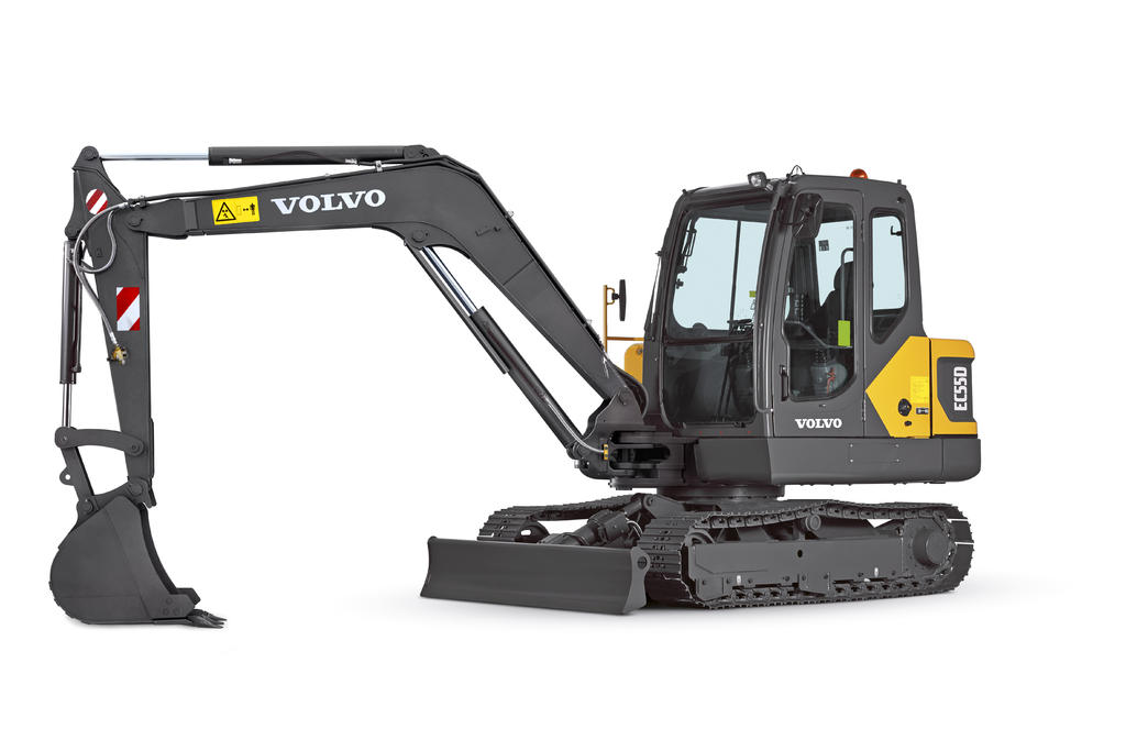 Volvo EC55D: more muscle, more hustle | Hub-4