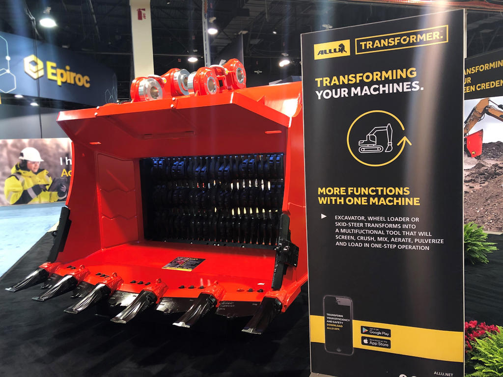 New Allu Crusher and Transformer developments premiered at CONEXPO | Hub-4