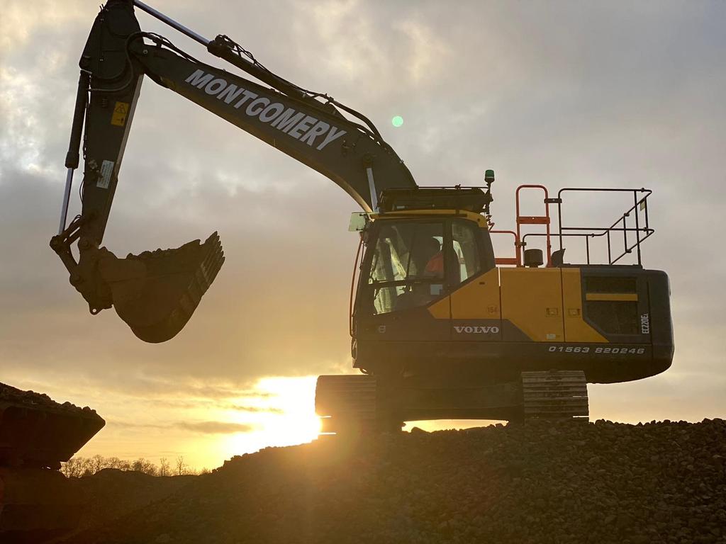 Volvo excavators find favour at K T Montgomery | Hub-4