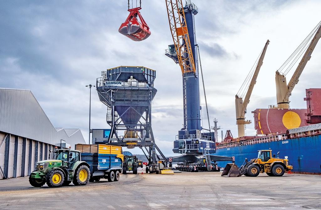 Effective dust control for bulk material import operations | Hub-4