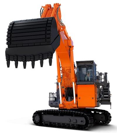 Hitachi EX2000-7 ultra-large hydraulic excavator to be launched October ...