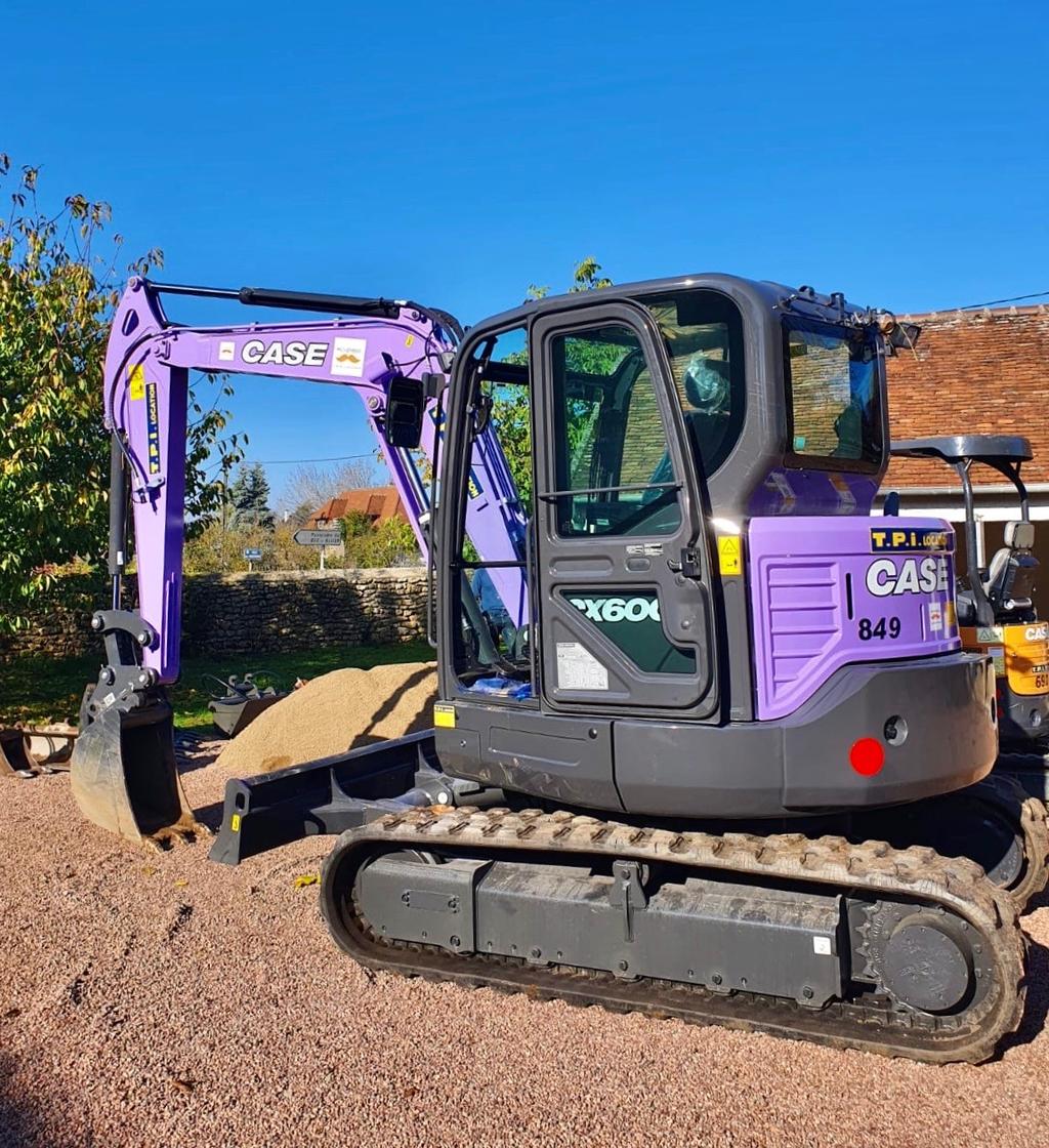 The CASE CX60C: the mini excavator at the heart of fighting cancer this ...