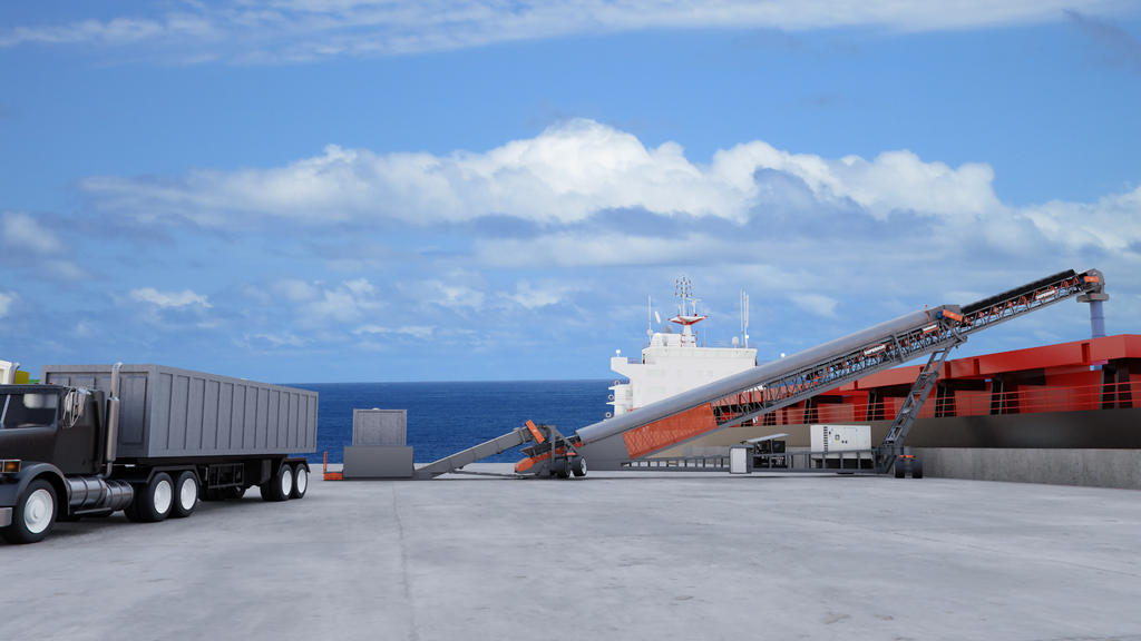Superior reveals new all-in-one mobile ship loading conveyor | Hub-4