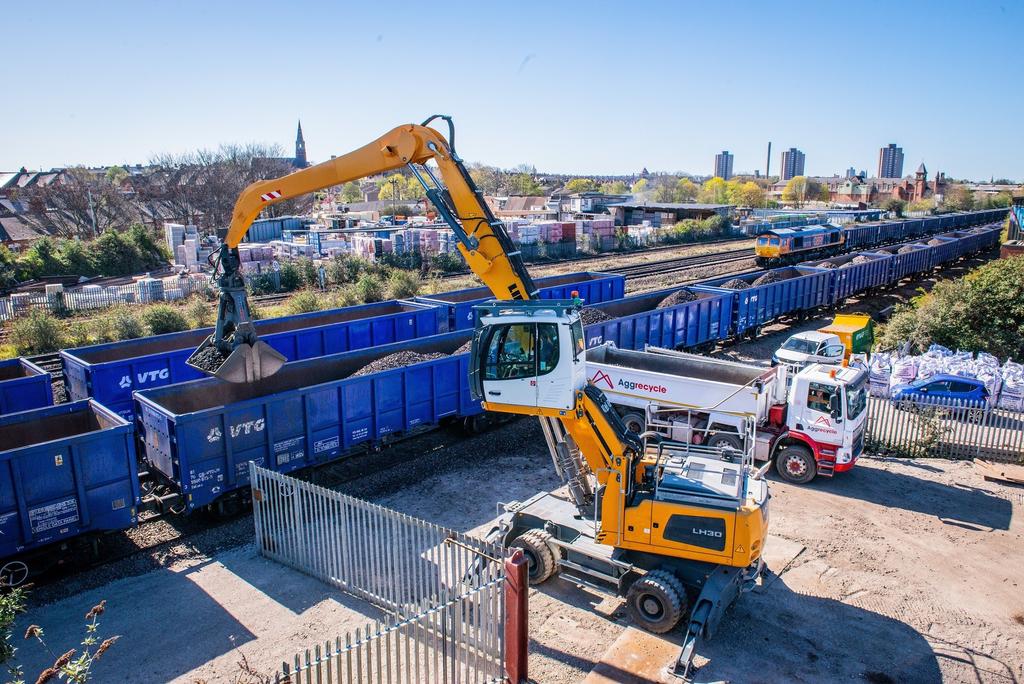 Aggrecycle works with DC Rail to train aggregates for recycling to its ...