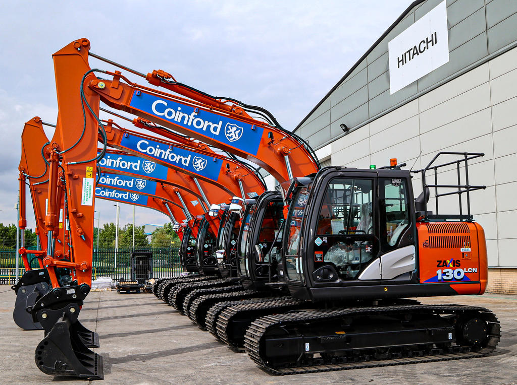Coinford replace their fleet with Hitachi | Hub-4