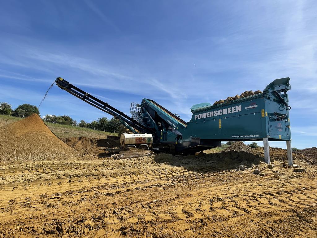 First of the new Powerscreen Chieftain 1700X screeners goes to work at ...