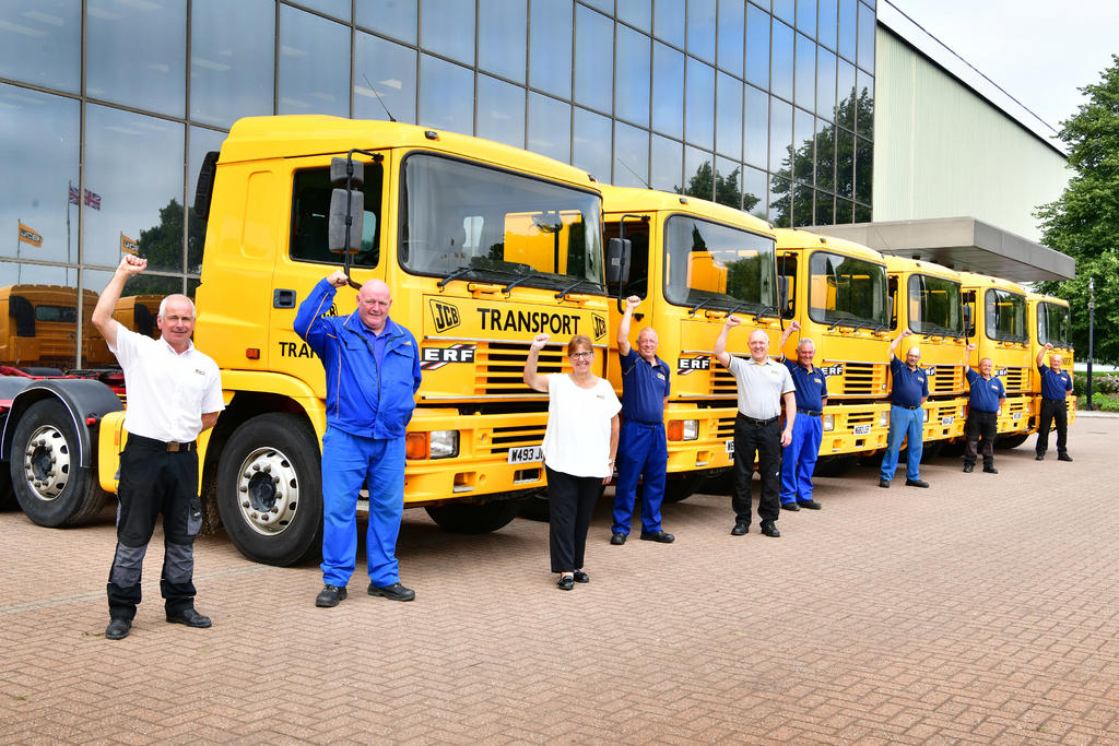 Farewell to JCB's ERF truck fleet after 15 million miles | Hub-4