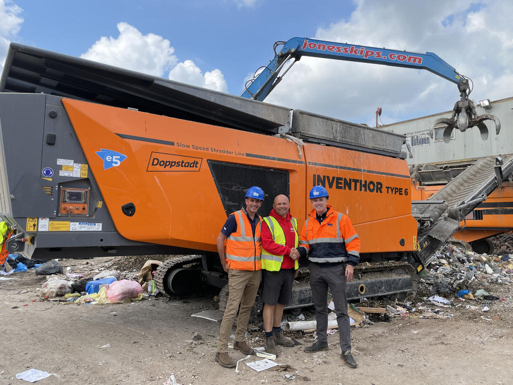 Jones Skips invest in next generation Doppstadt Shredder | Hub-4