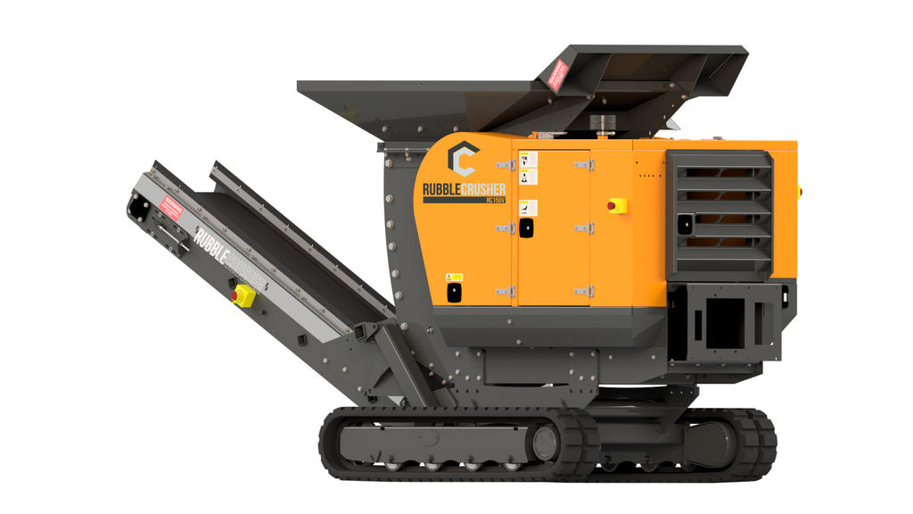 RubbleCrusher exhibit both the trailer and tracked version of the ...