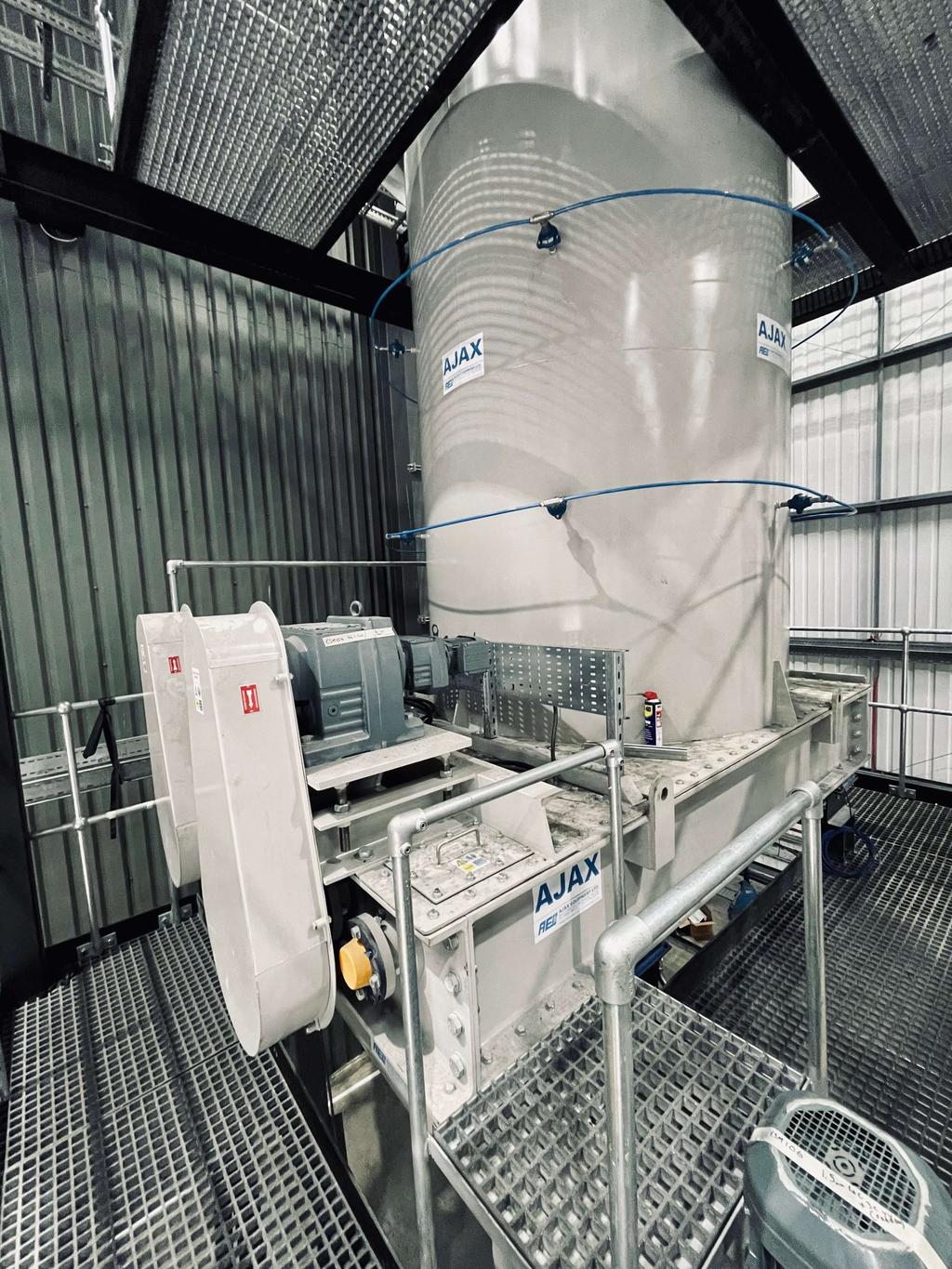 Ajax Carbon Fibre Handling System including Sextuple Screw Feeder for ...