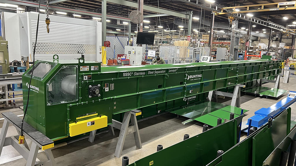 Bunting builds monster Stainless Steel Separator | Hub-4
