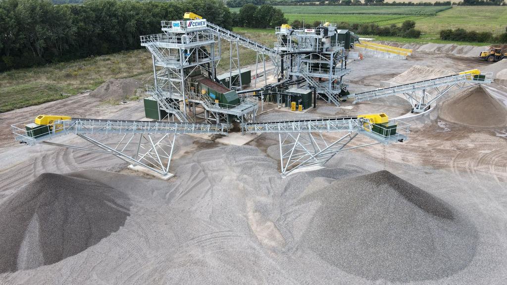 QMS supply new bespoke sand & gravel plant | Hub-4