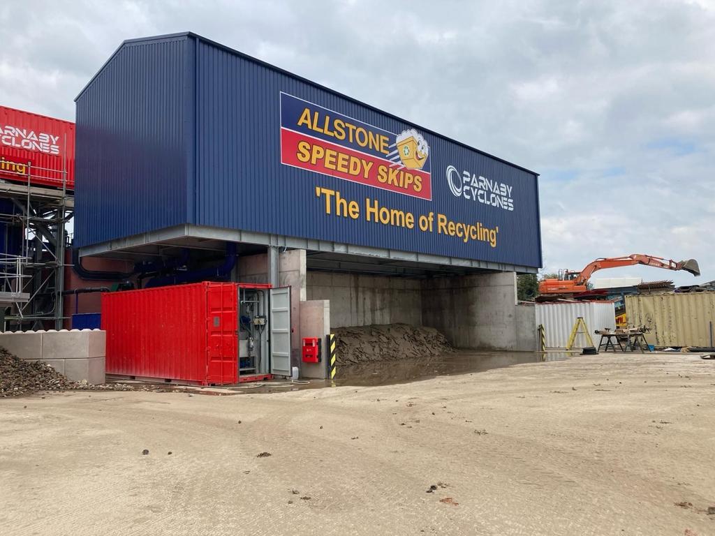 Allstone Speedy Skips invest in a state-of-the-art wash plant supplied ...