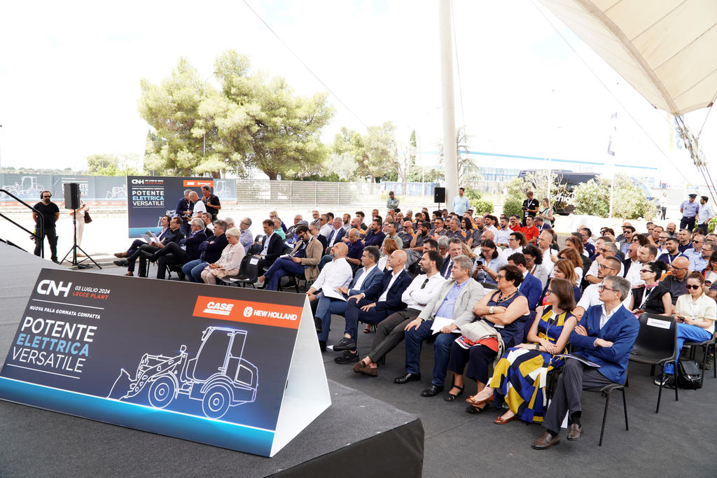CNH inaugurates electric compact wheel loader production line in Lecce ...