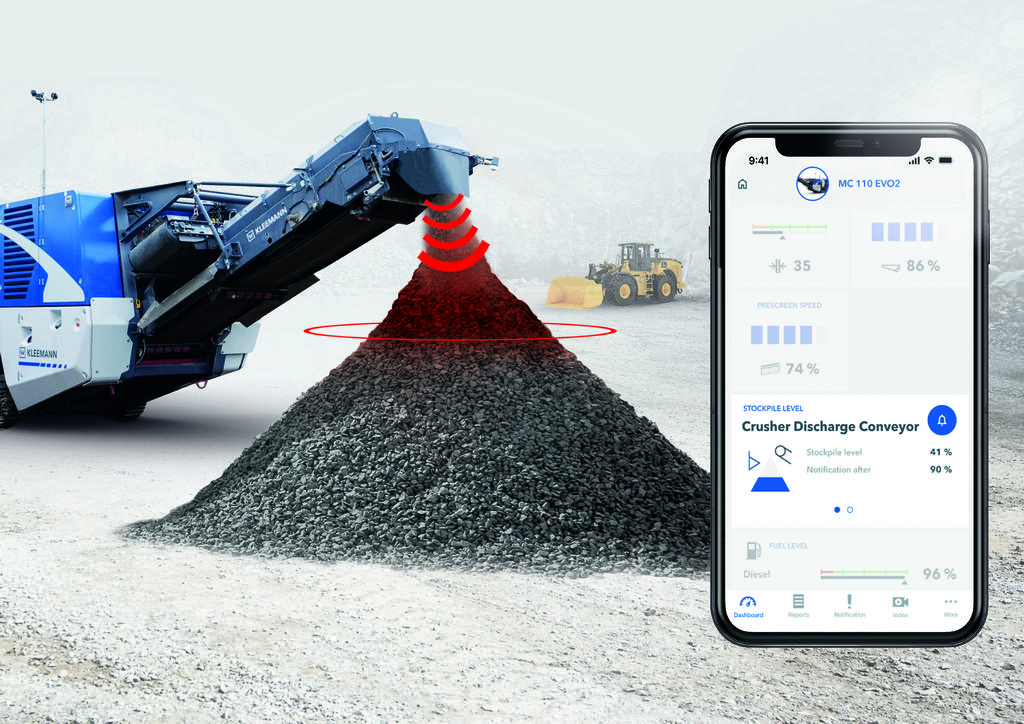 SPECTIVE CONNECT extended by stockpile monitoring function | Hub-4