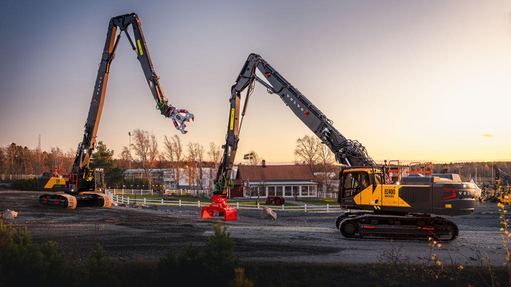 Volvo CE elevates demolition strength with improved high reach ...