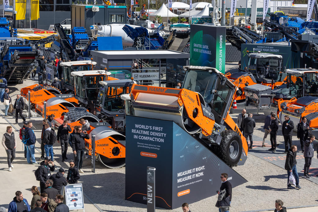 The Wirtgen Group attracts visitors from around the globe with the variety of its innovations at ...