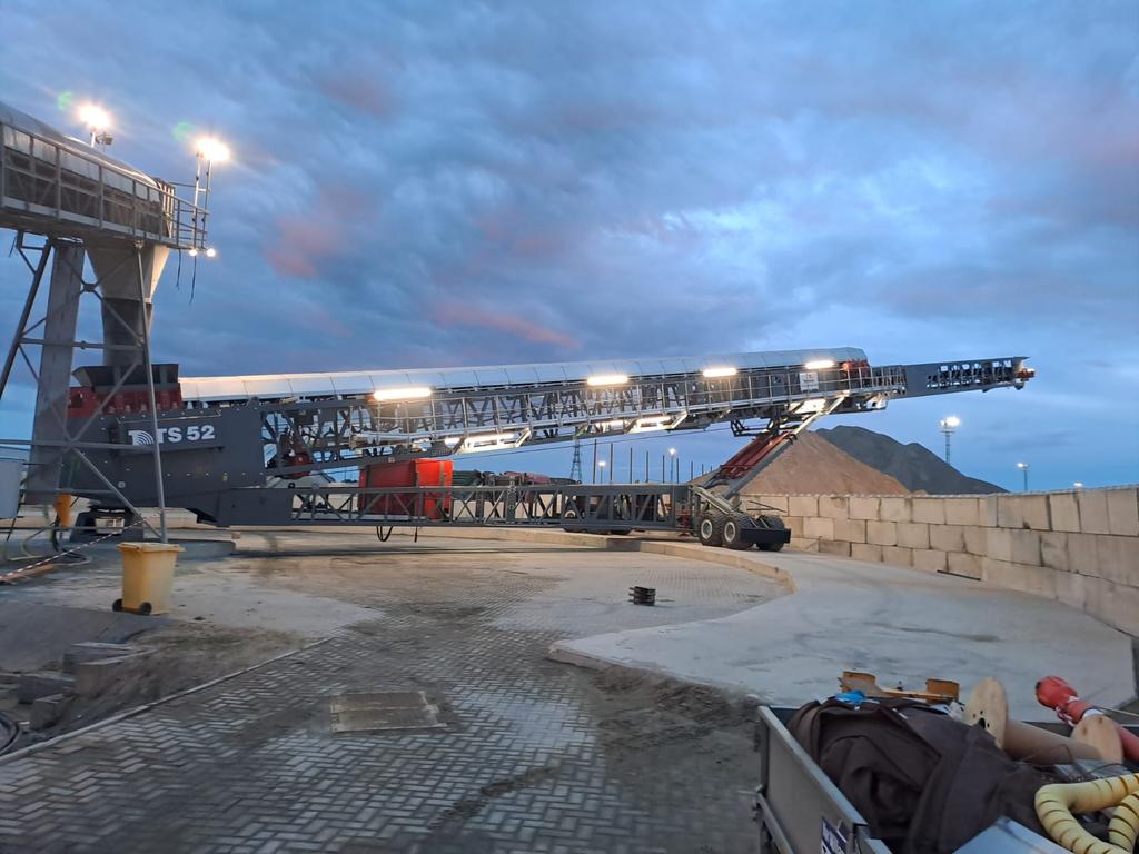 Telestack installs Stockpiling system for MIBAU Stema UK for handling ...