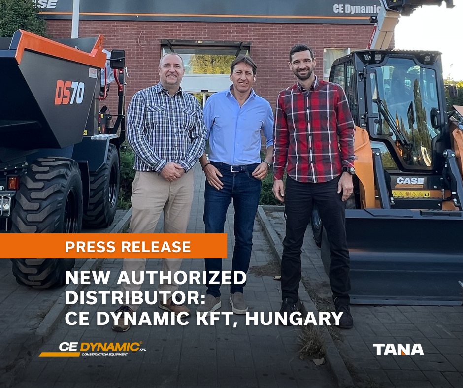Tana Oy appoints CE Dynamic Kft as authorized distributor in Hungary ...