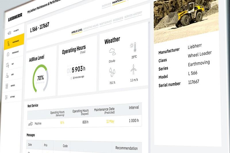 MyLiebherr Maintenance & Performance: Manage machines digitally | Hub-4