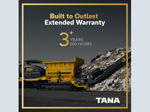 TANA Extends Warranty Coverage on New Shredders Throughout 2026 | Hub-4